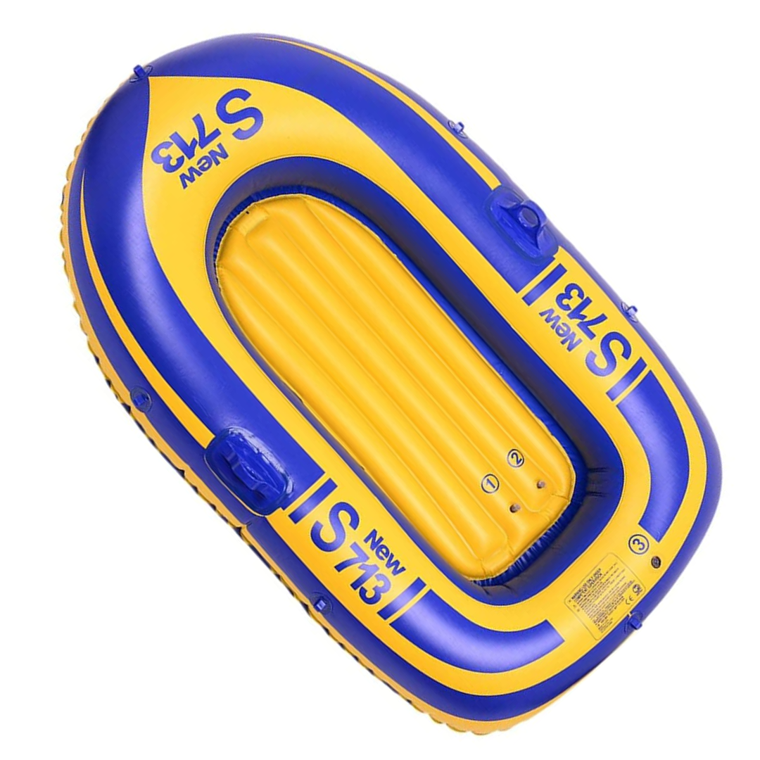 Barca Gonflabila New S713, PVC Durabil, 3 Camere de Aer, Albastru ...