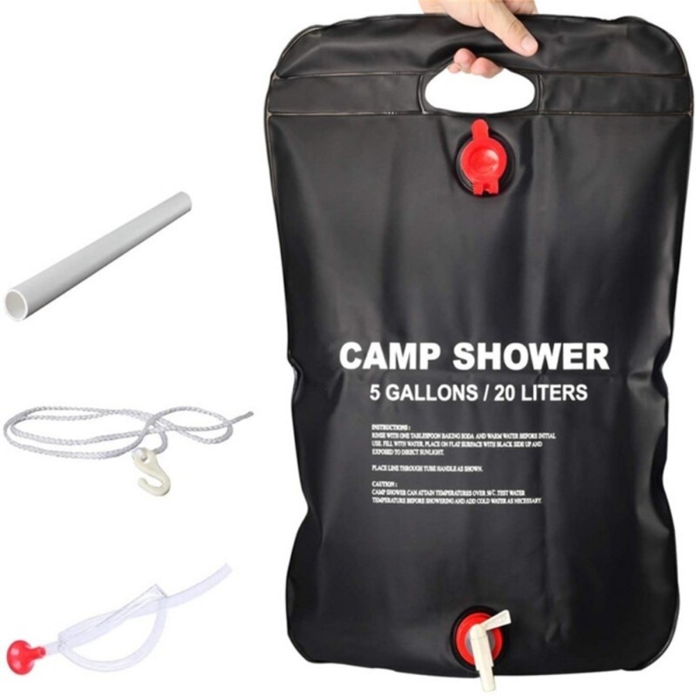 Dus Portabil pentru Camping 20L - Sistem de Dus Mobil pentru Drumetii ...